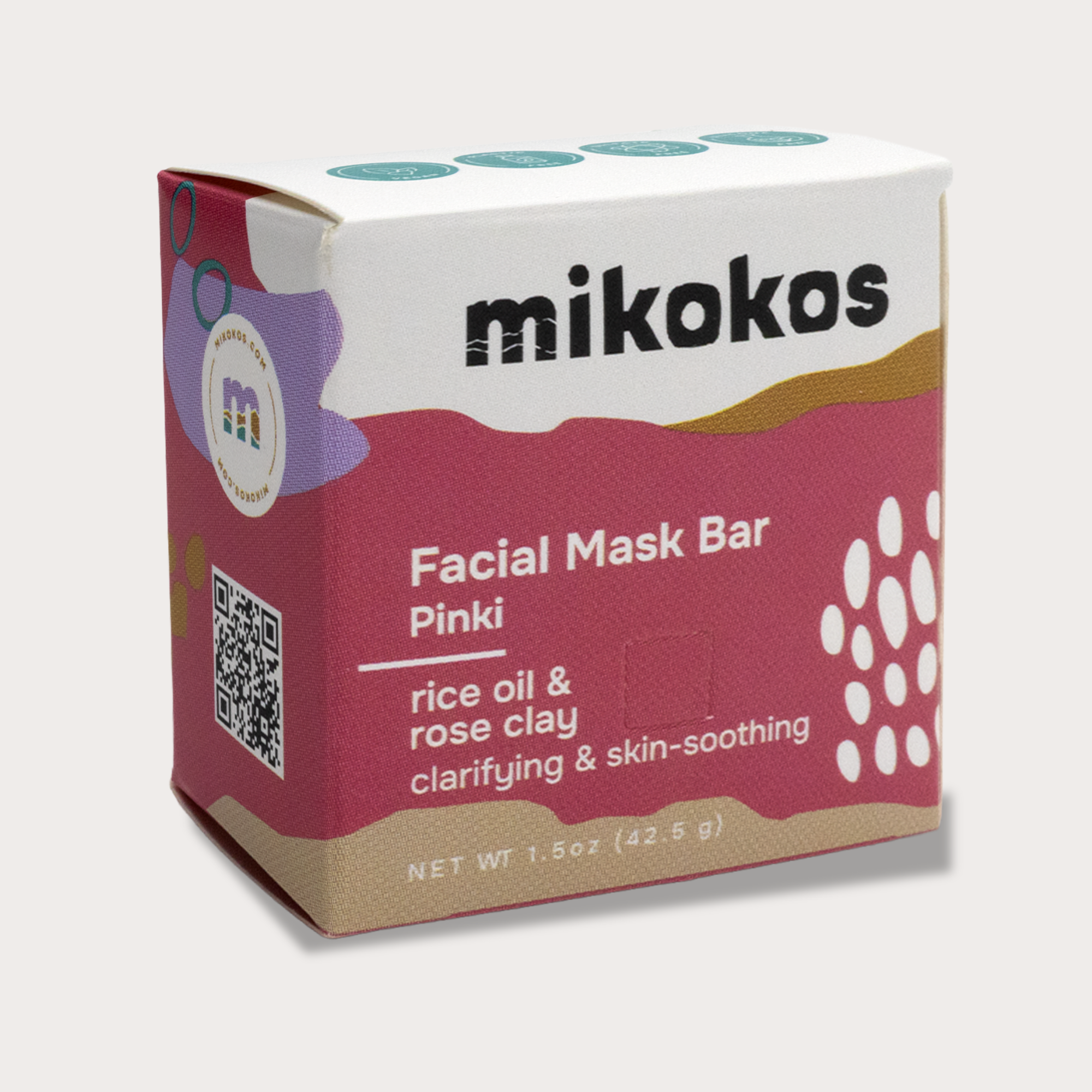Pinki Facial Mask Bar | Gentle Clay Exfoliant – Mikokos