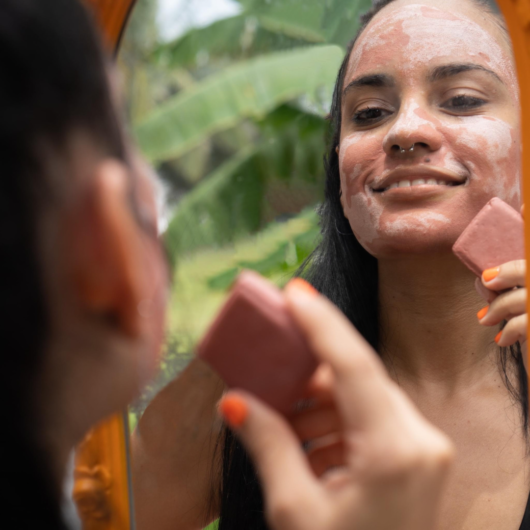 Pinki Facial Mask Bar | Gentle Clay Exfoliant – Mikokos